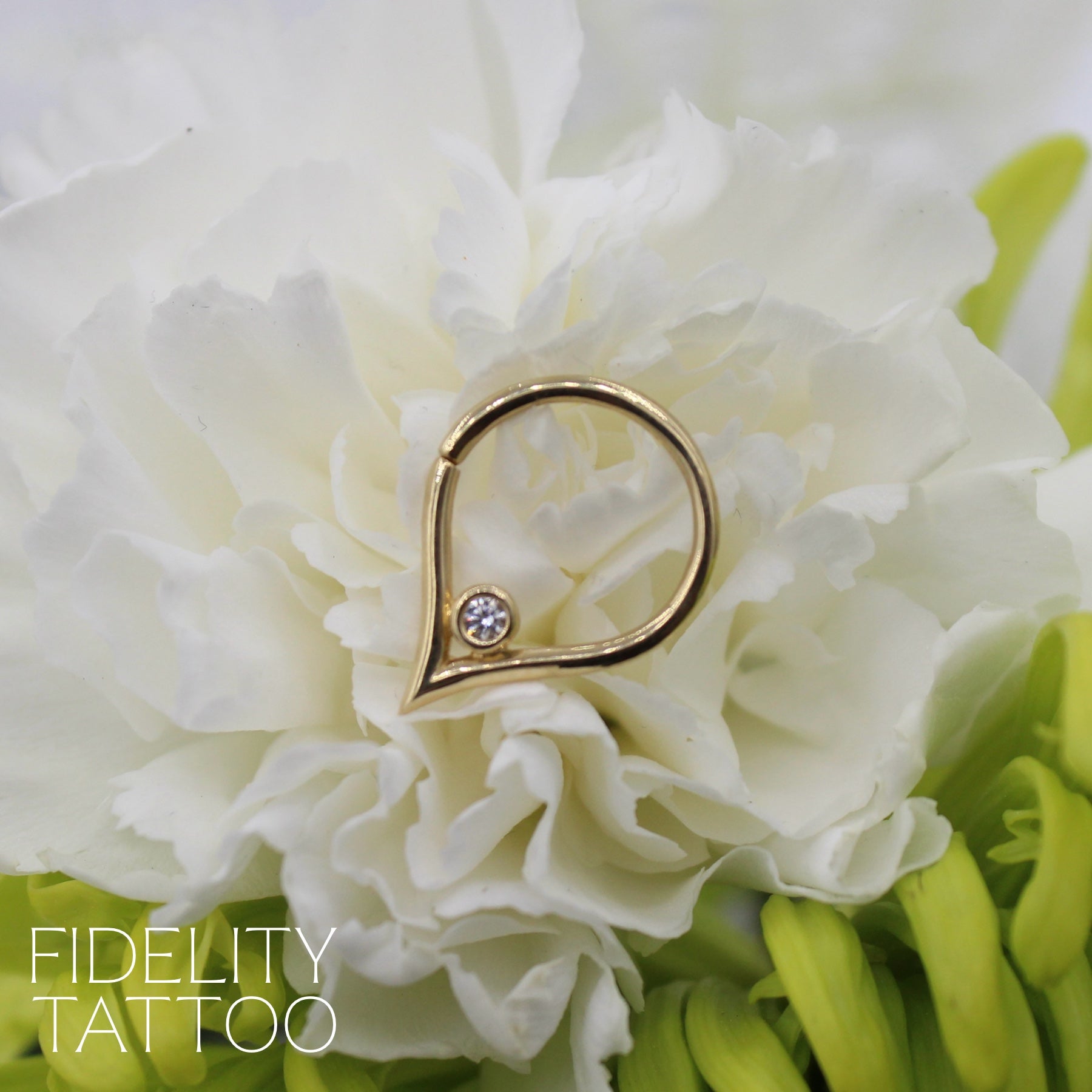 Susie Seam Ring in Gold by Junipurr Jewelry | FIDELITY TATTOO